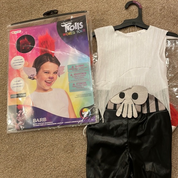 Costumes | Dream Works Trolls Barb Costume With Additional Lightup ...